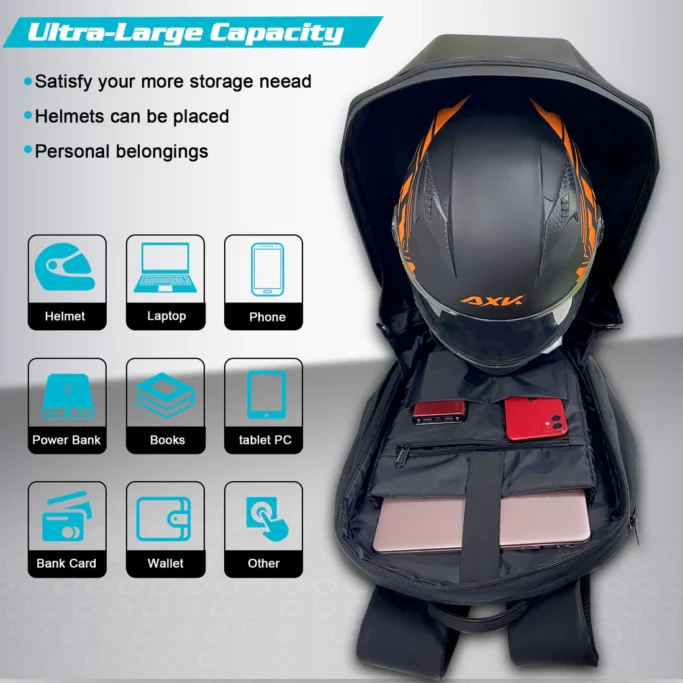 Crelander LED Riding Backpack - Deadpool Eyes - Great animation